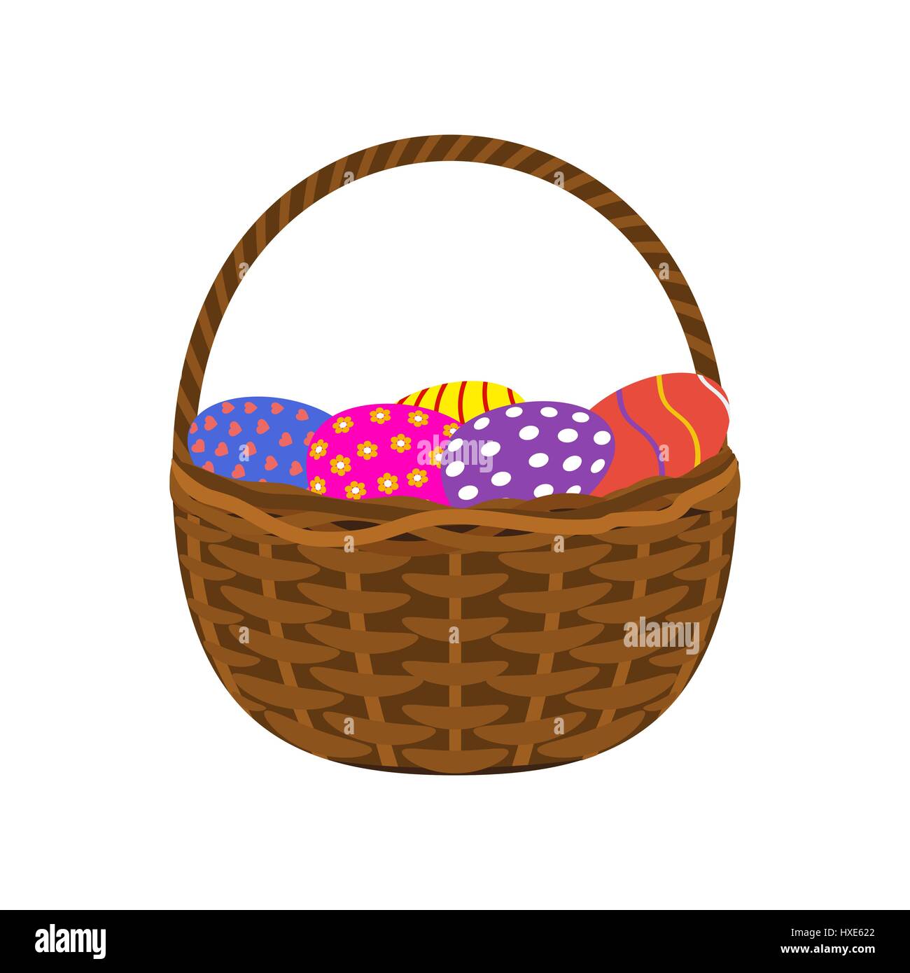Handmade easter egg on Stock Vector Images - Alamy