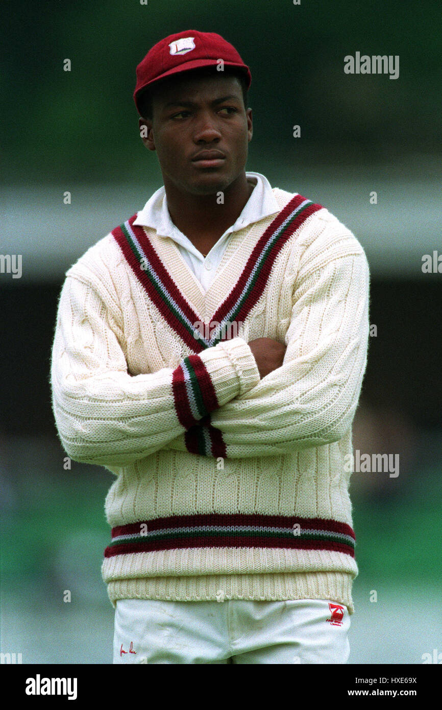 BRIAN LARA WEST INDIES 22 May 1991 Stock Photo - Alamy