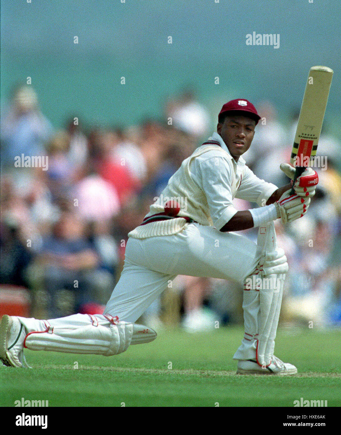 BRIAN LARA WEST INDIES 14 May 1991 Stock Photo - Alamy