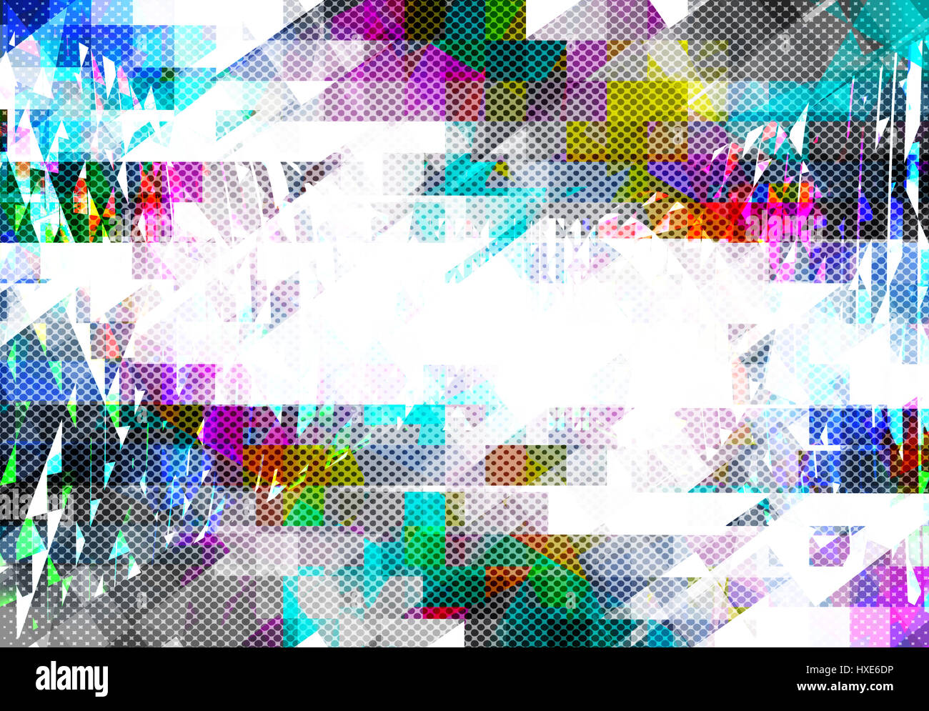 abstract multicolor background with crystal pattern style Stock Photo ...