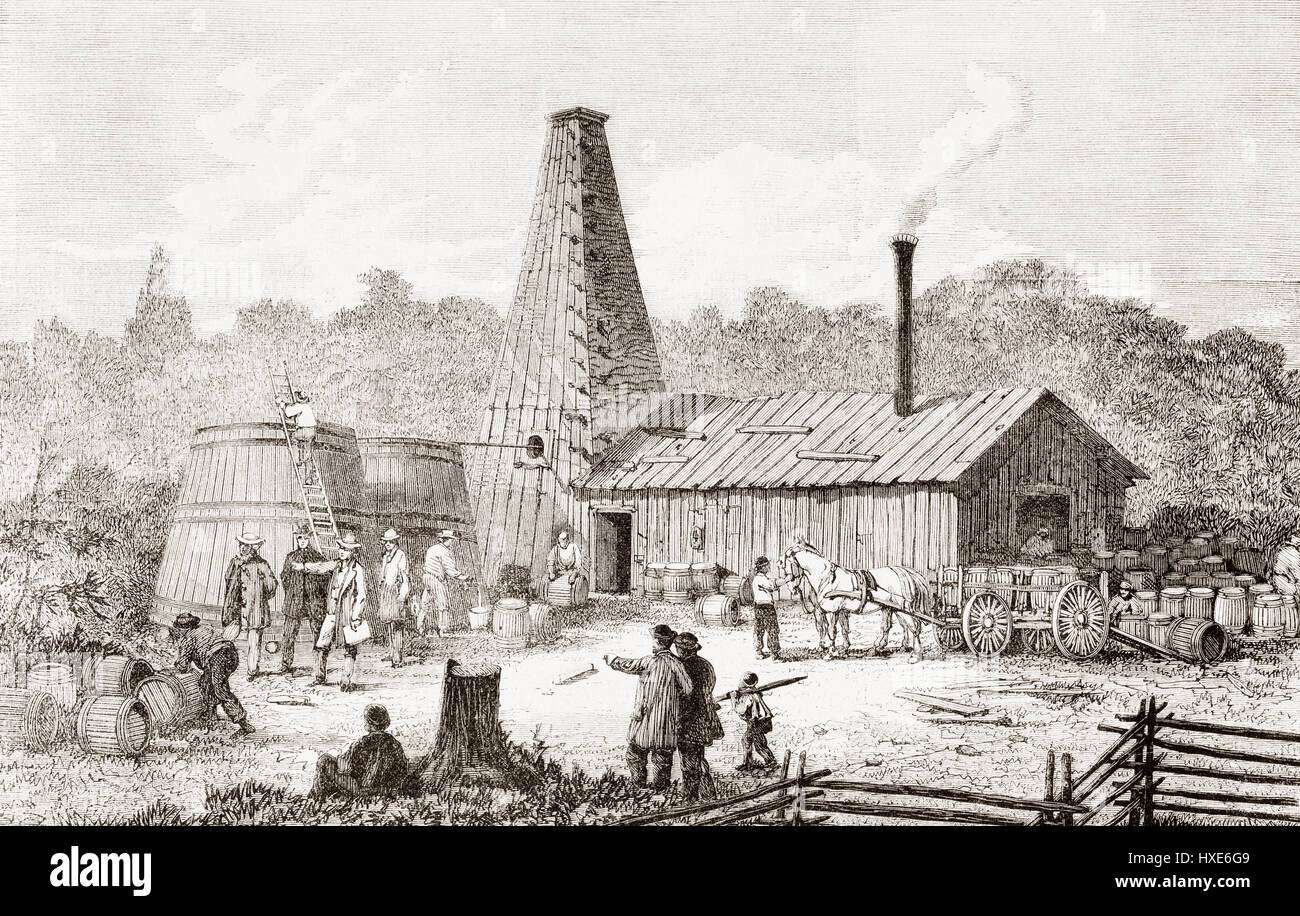 19th century factory america hi-res stock photography and images - Alamy