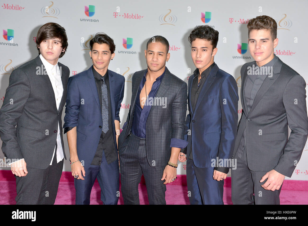 CNCO attending Univision's 29th Edition of Premio Lo Nuestro A La ...