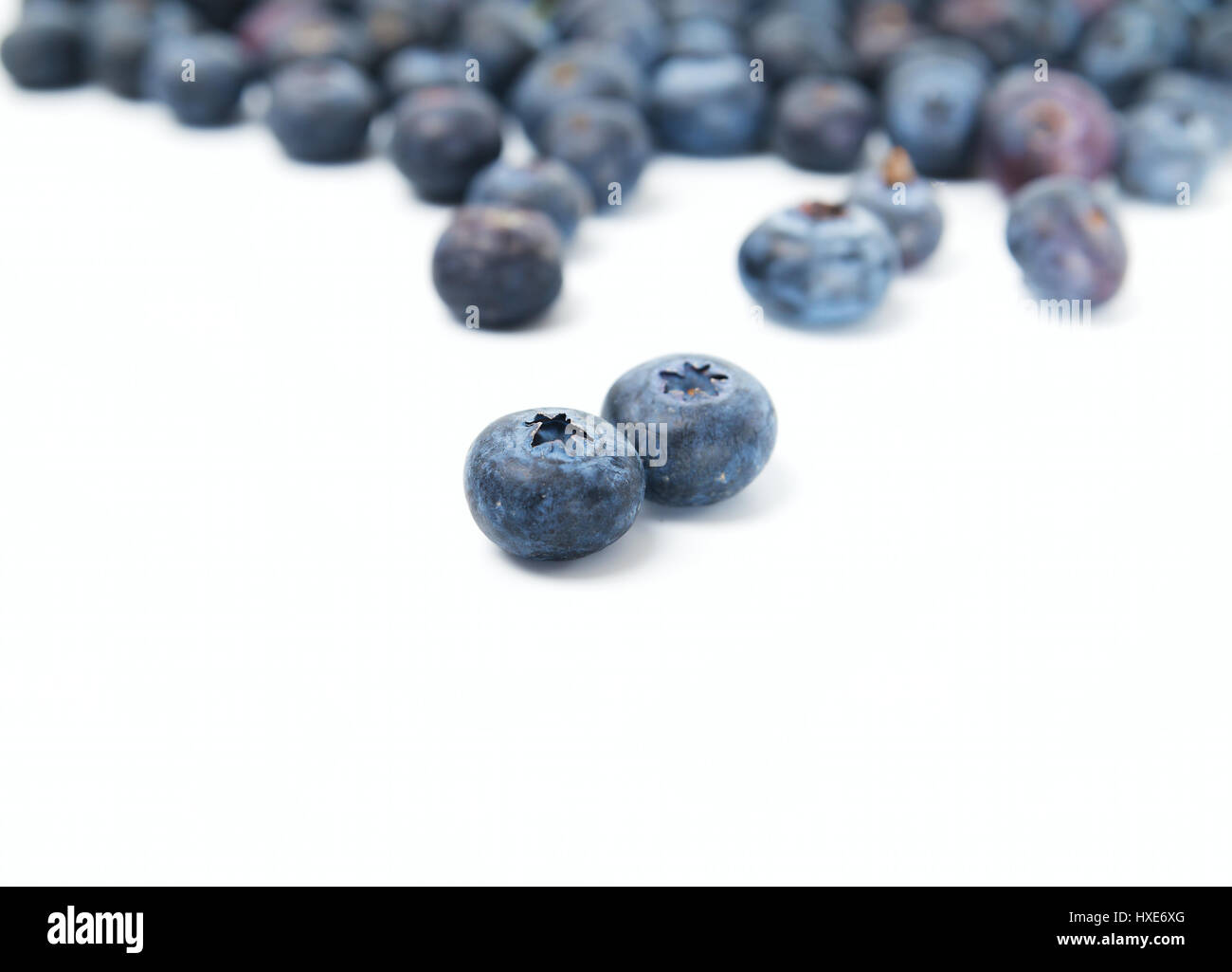 Blueberry fresh sweet on a white background Stock Photo - Alamy