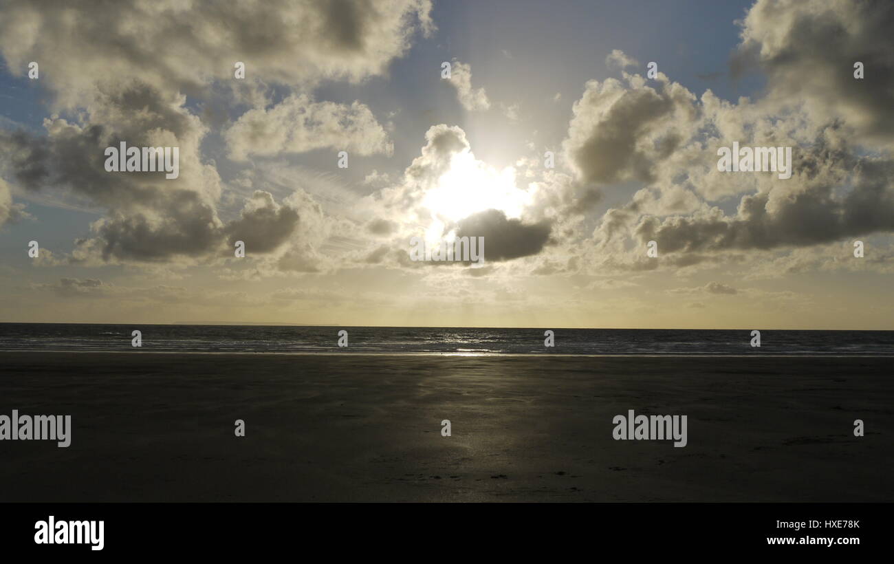 The Sun is Setting Stock Photo - Alamy