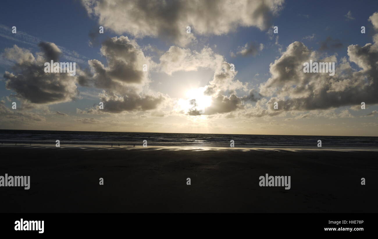 The Sun is Setting Stock Photo - Alamy