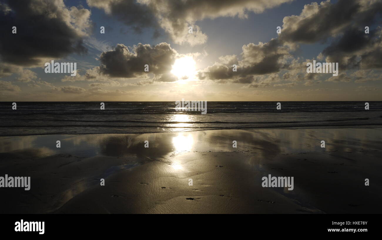 The Sun is Setting Stock Photo - Alamy