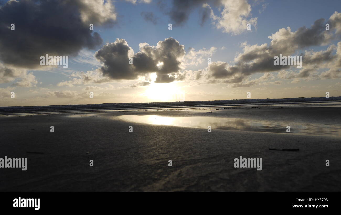 The Sun is Setting Stock Photo - Alamy