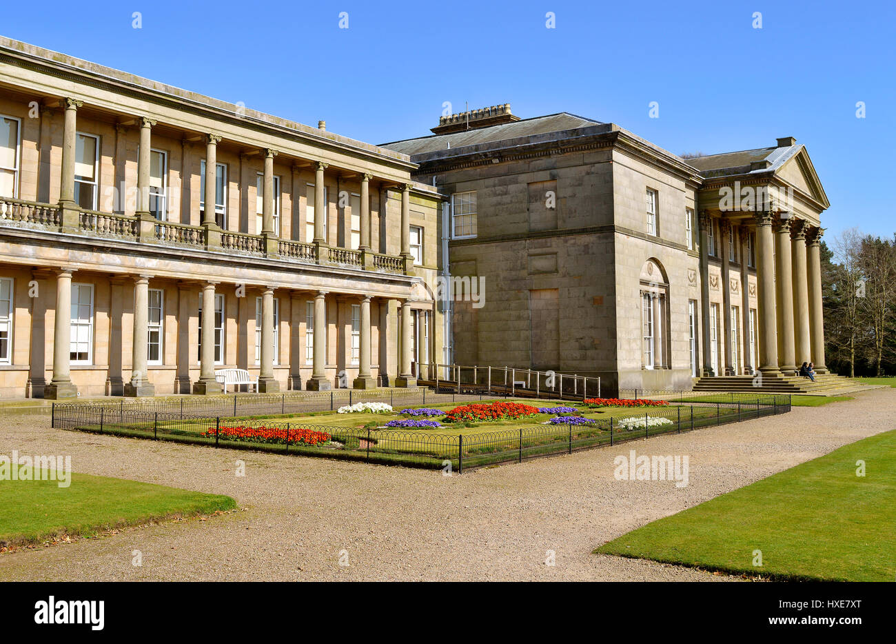 The south face of Tatton Hall in Cheshire Stock Photo - Alamy