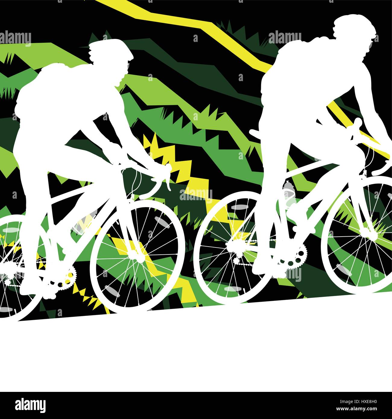 Stunt riders Stock Vector Images - Alamy