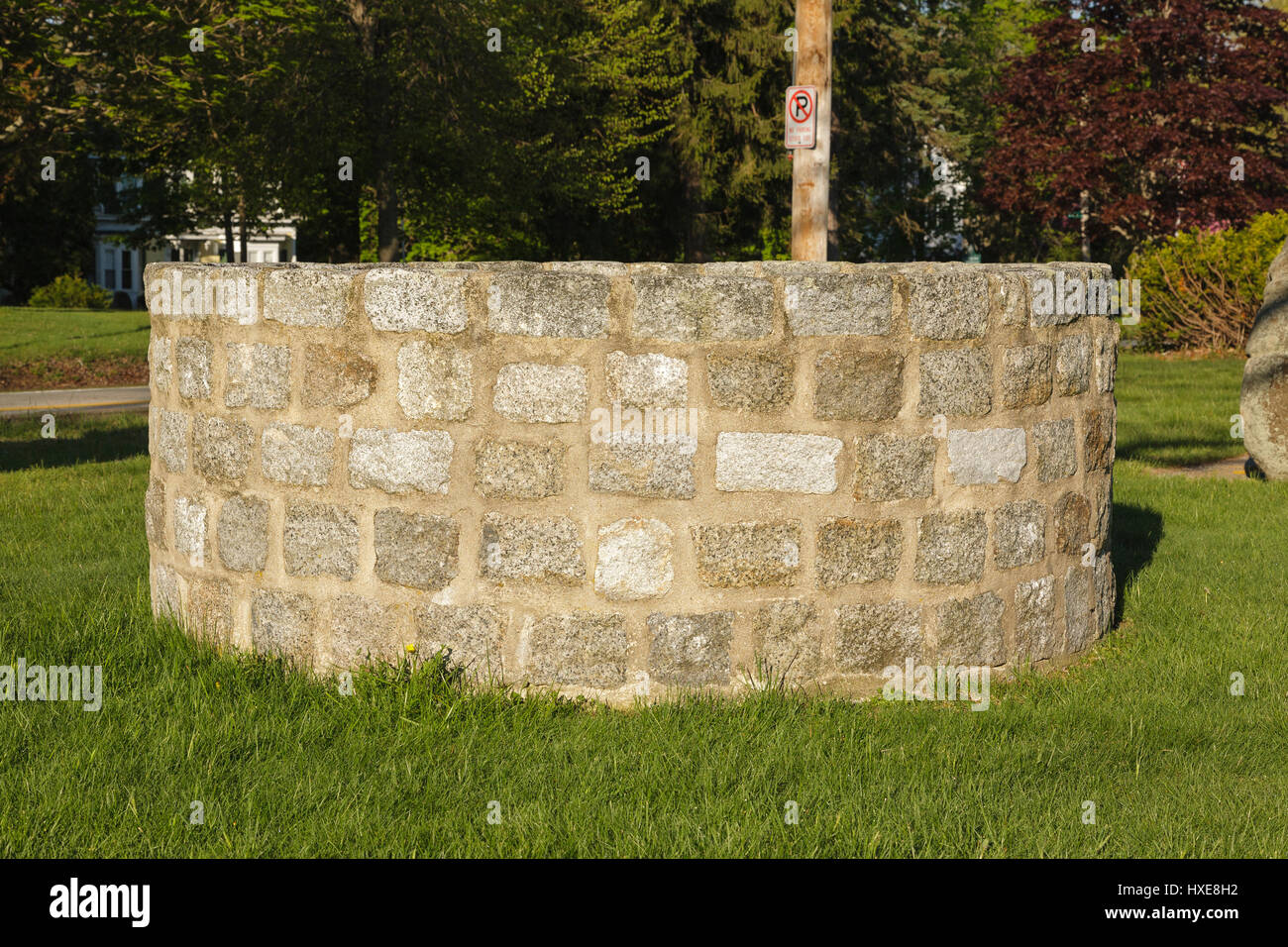 Thorvald's Rock is in a stone cage at Tuck Memorial Museum in Hampton ...