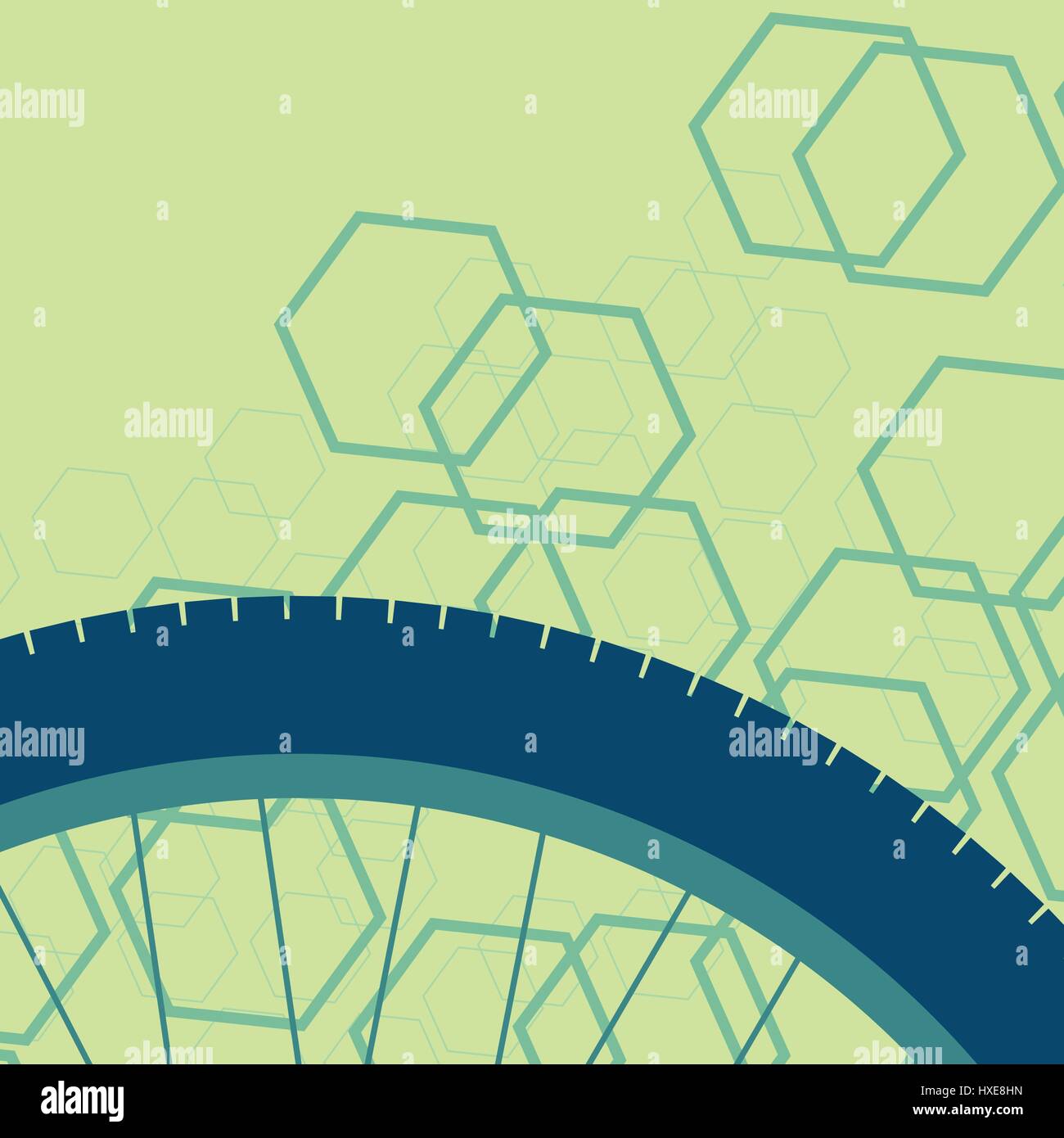 Bicycle wheel background vector abstract poster or card Stock Vector ...