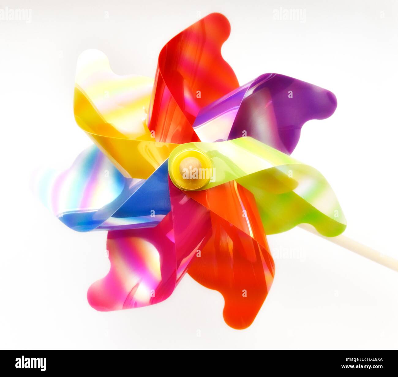 Colorful garden toy windmill Stock Photo - Alamy