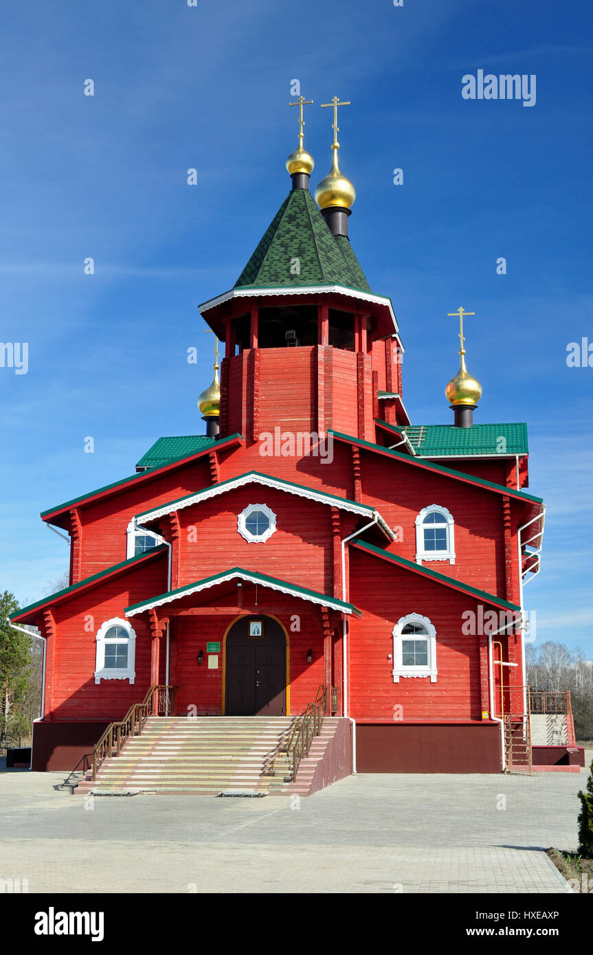Russian Orthodox Church, bell tower Stock Photo - Alamy