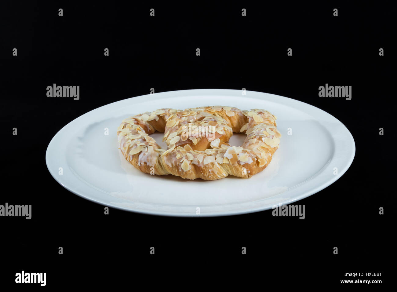 Beautiful traditional european sweet Pretzel (German Bretzel, Brezl ...