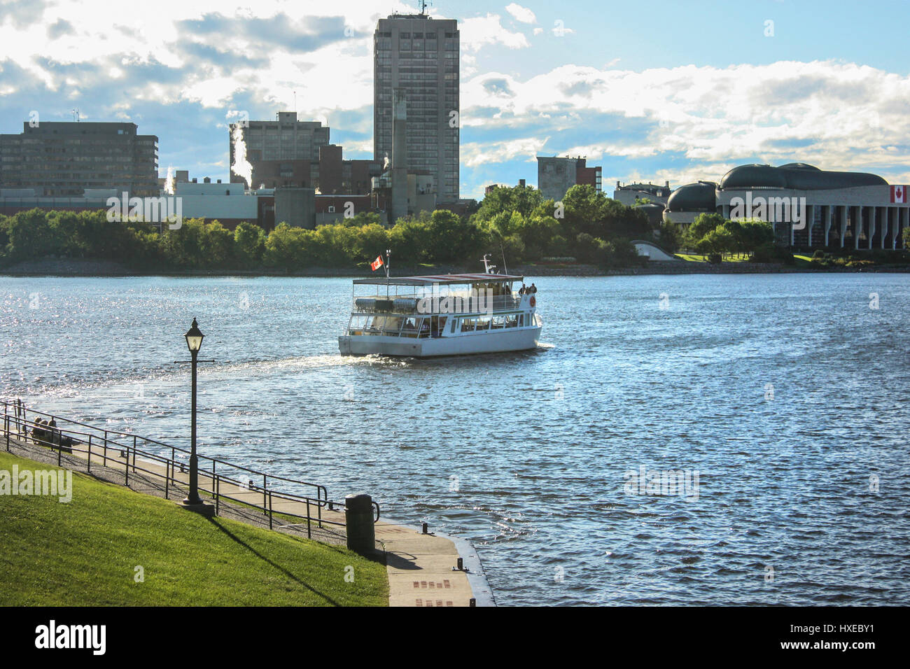 boat on a river in Ottawa Canada Stock Photo - Alamy