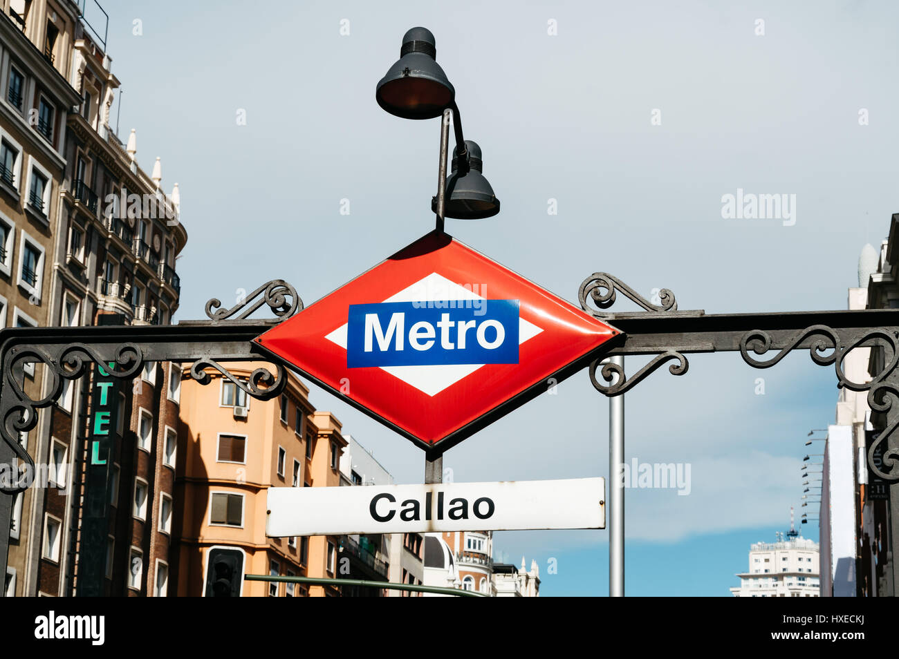 Metro entrance low angle view hi-res stock photography and images - Alamy