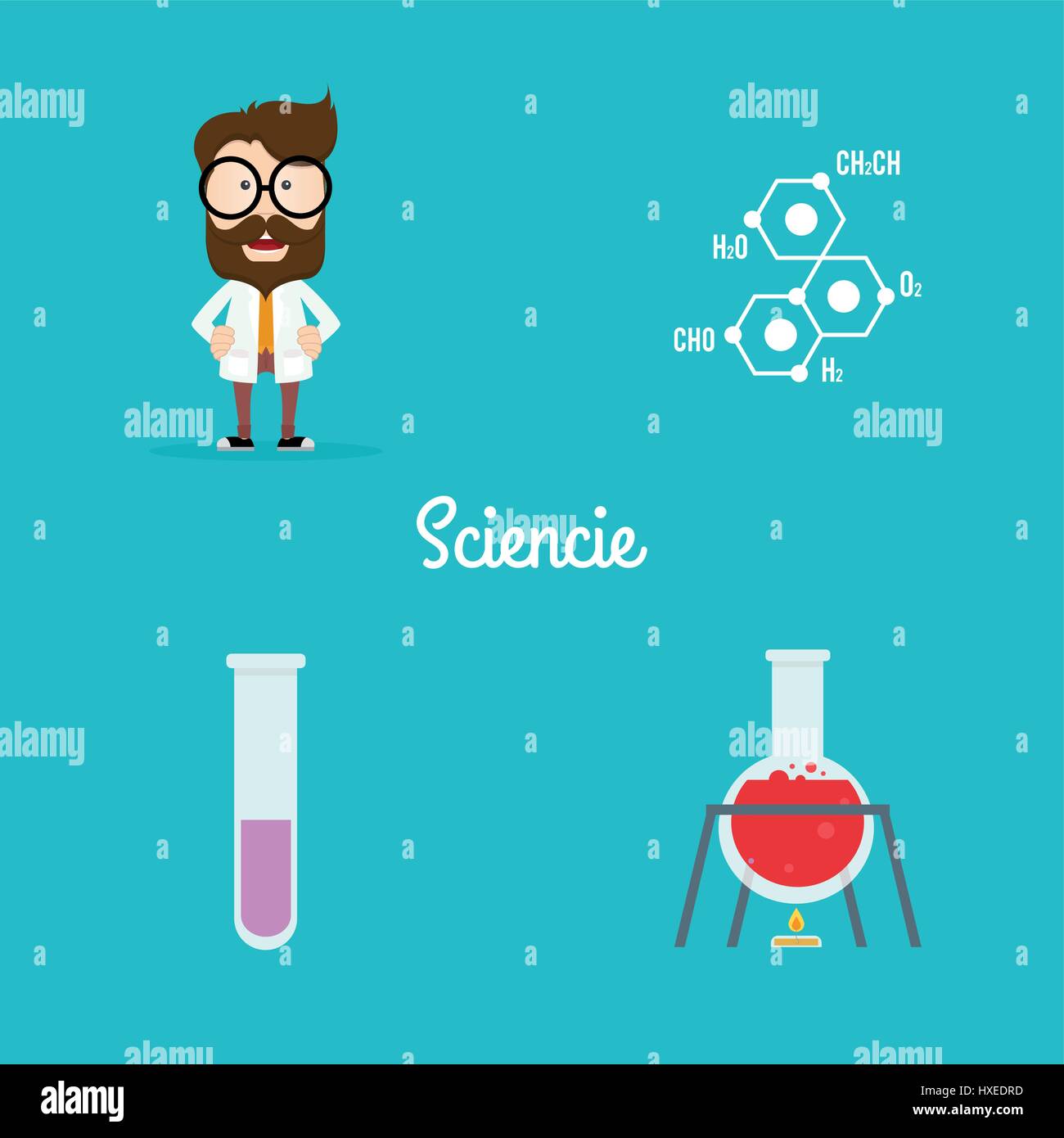 abstract science objects Stock Vector Image & Art - Alamy