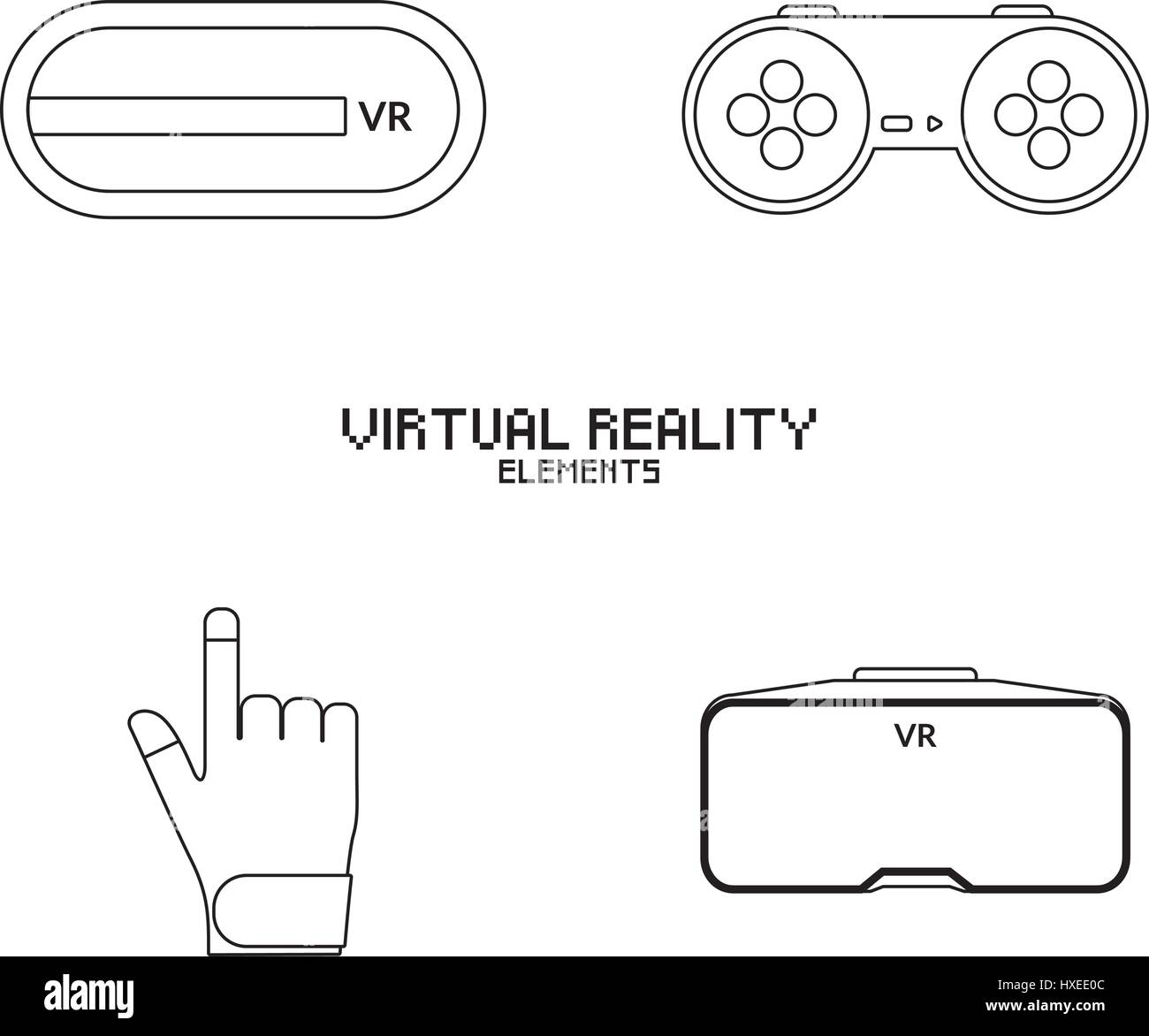 Video game objects Stock Vector Image & Art - Alamy