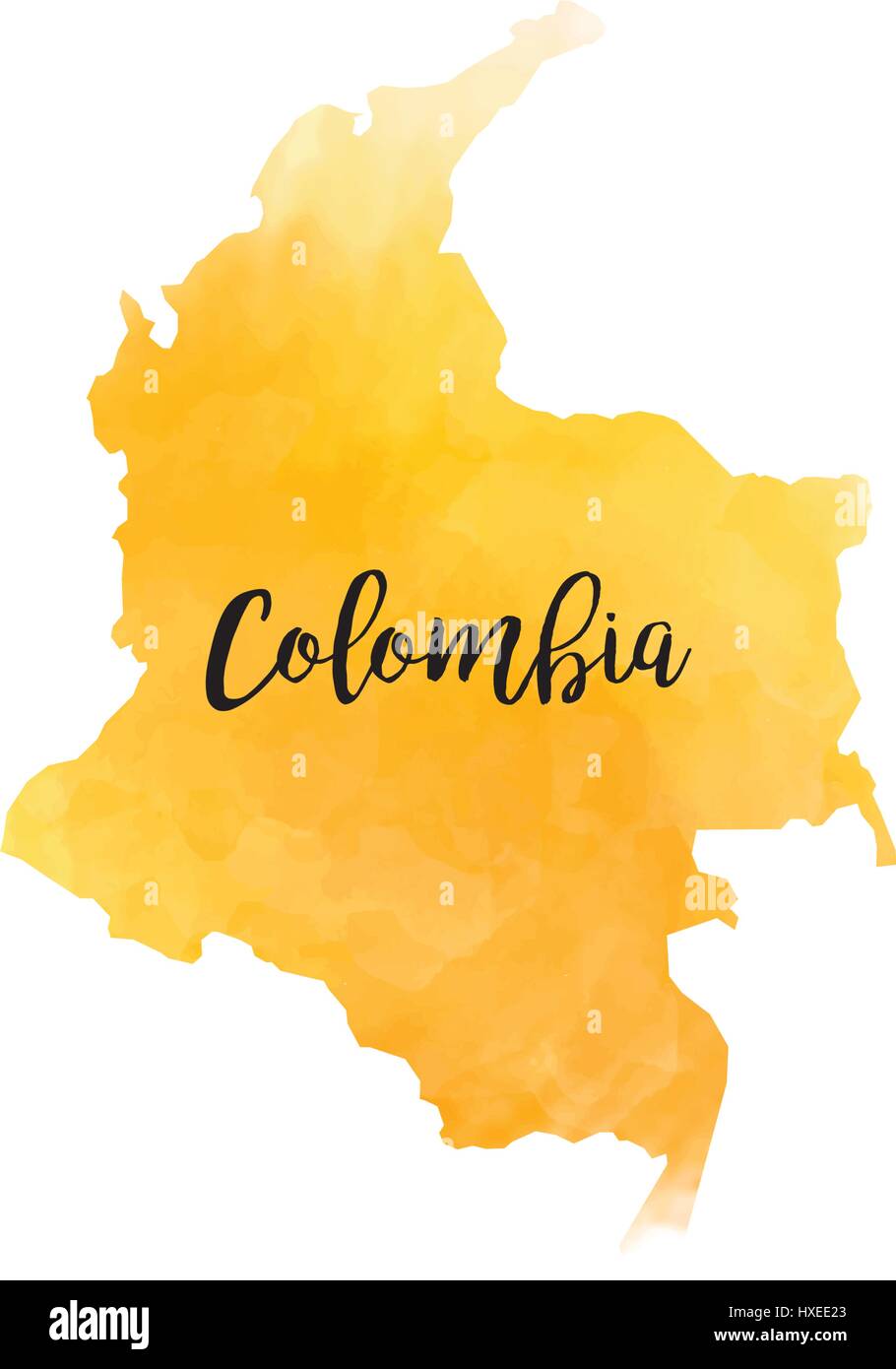 Abstract Colombia map Stock Vector Image & Art - Alamy