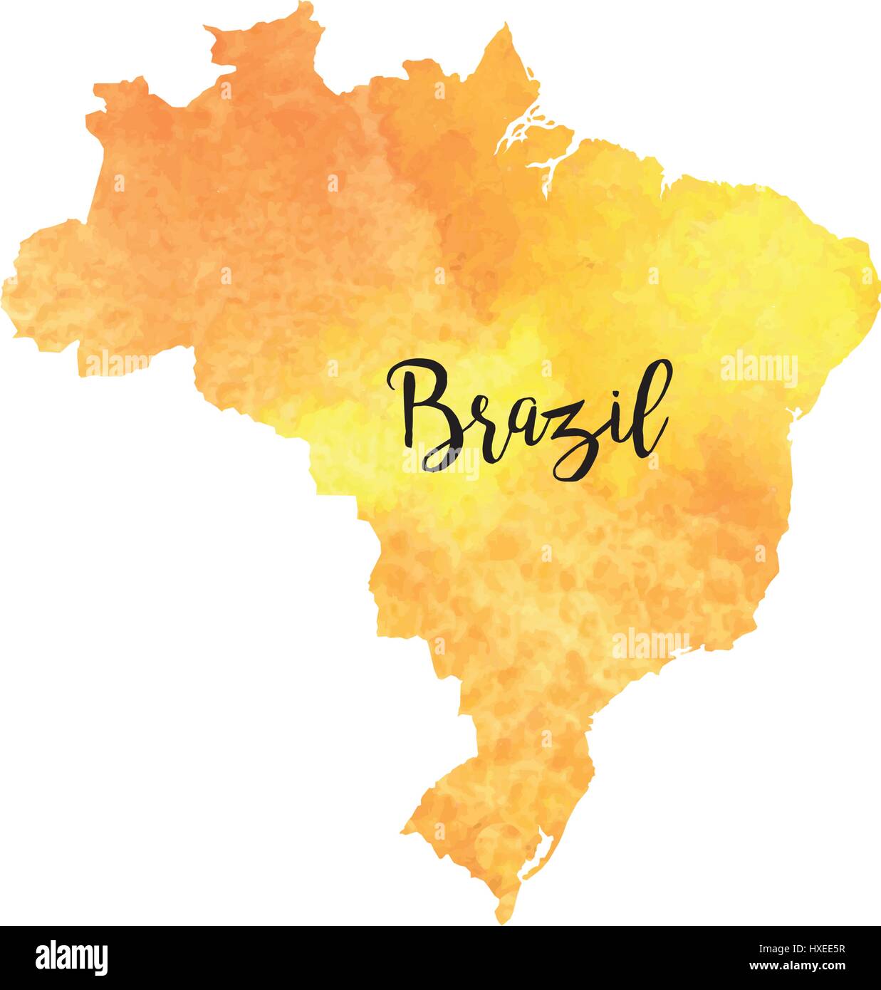 Abstract Brazil map Stock Vector Image & Art - Alamy