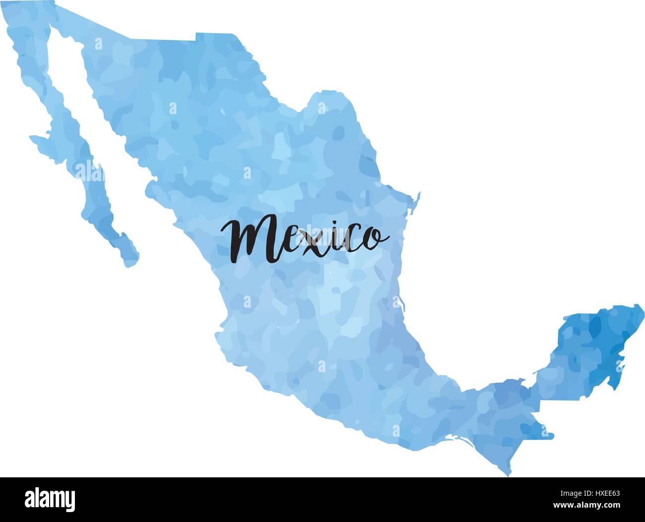 Abstract Mexico map Stock Vector Image & Art - Alamy