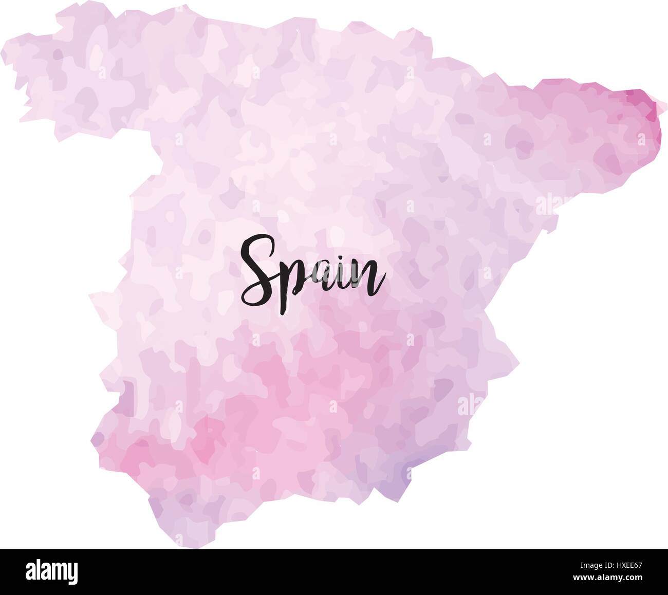 Abstract Spain map Stock Vector Image & Art - Alamy