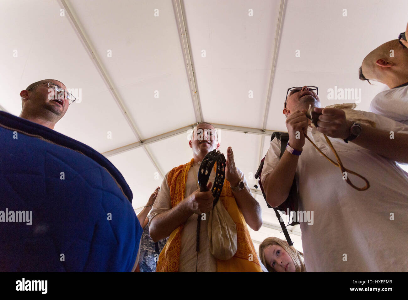 Krishna devotees hi-res stock photography and images - Alamy