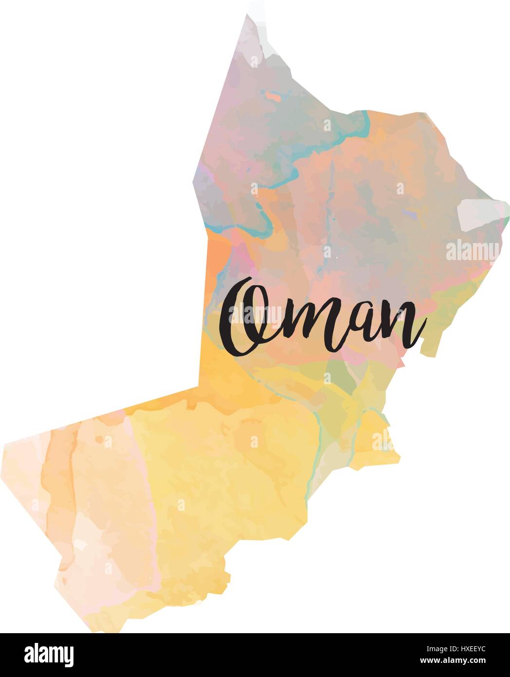 Oman ocean Stock Vector Images - Alamy