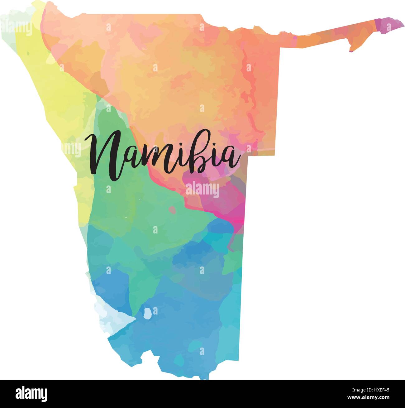 Abstract Namibia map Stock Vector Image & Art - Alamy