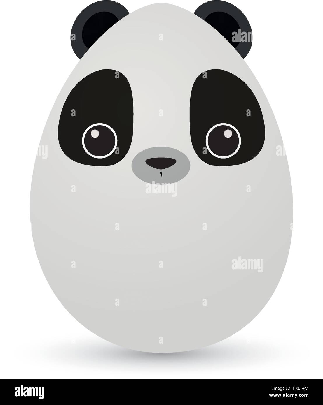 Easter Panda Egg Stock Vector Image & Art - Alamy