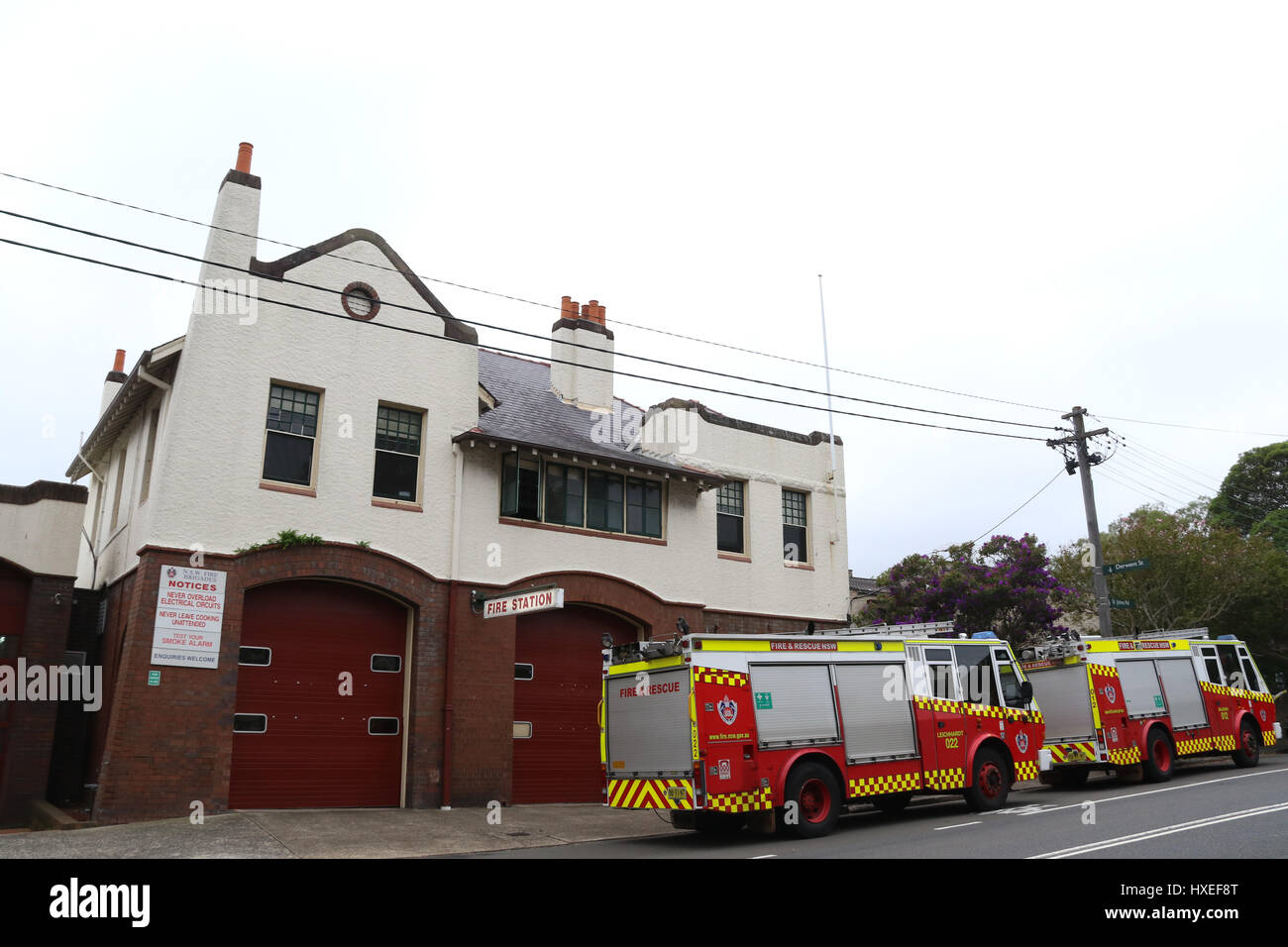 Glebe Fire Station at 75 St Johns Rd, Glebe, Sydney, Australia Stock ...