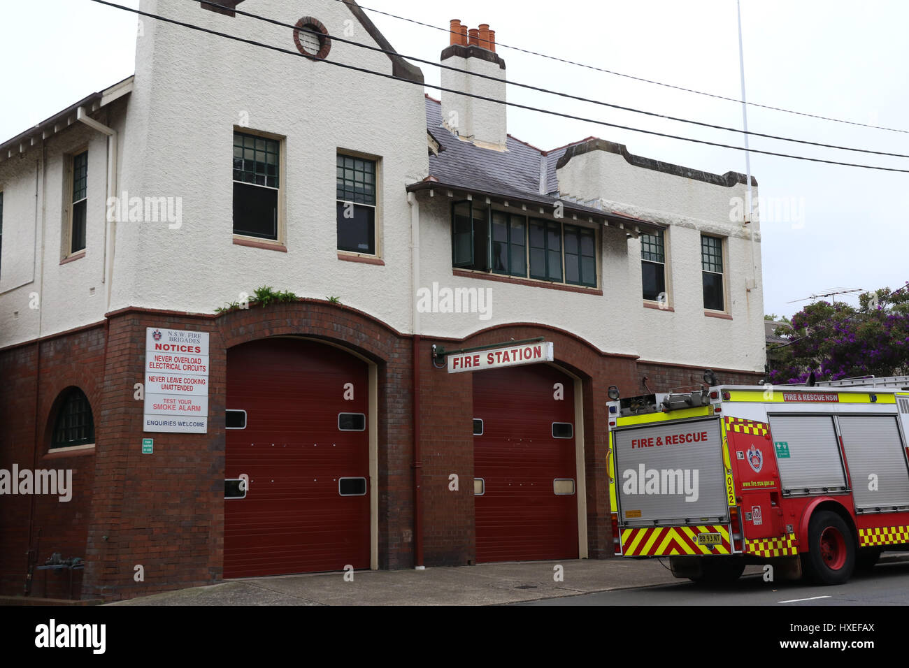 Glebe Fire Station at 75 St Johns Rd, Glebe, Sydney, Australia Stock ...