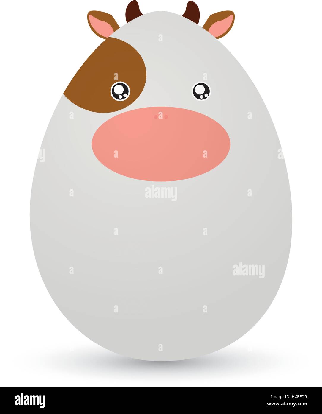 Easter cow Stock Vector Images - Alamy