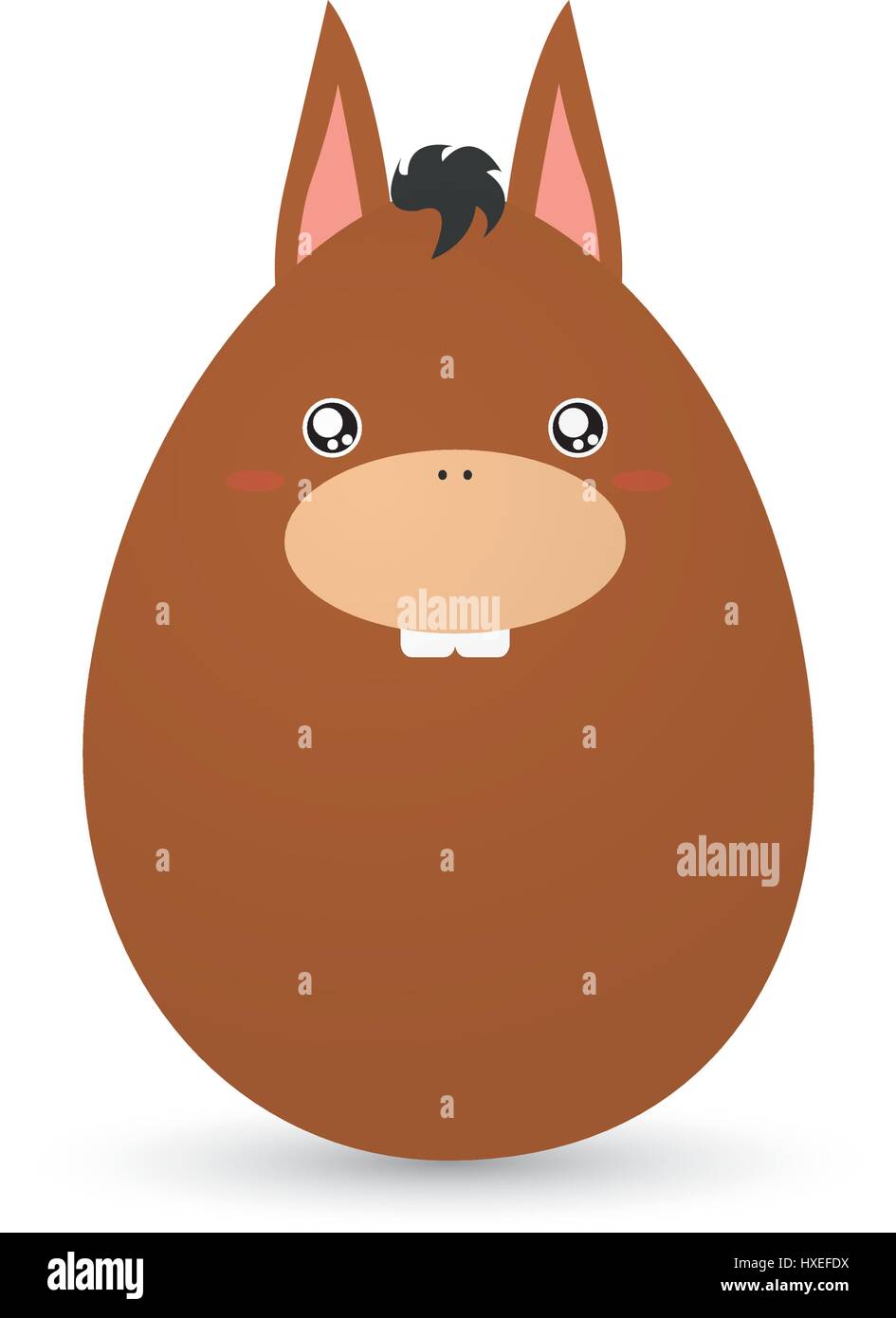 Easter Donkey Egg Stock Vector Image & Art - Alamy