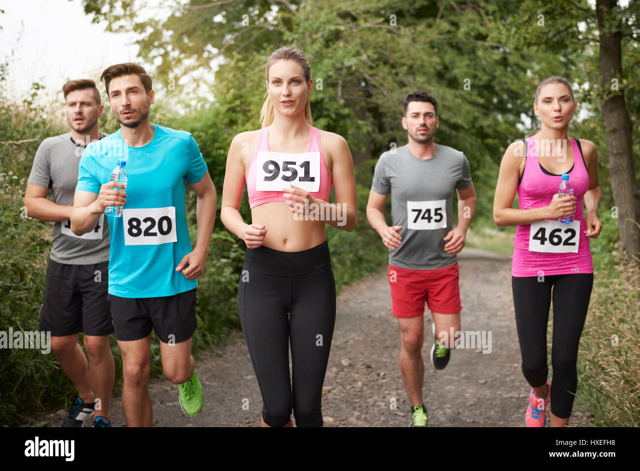 Young people taking part in the competition Stock Photo - Alamy