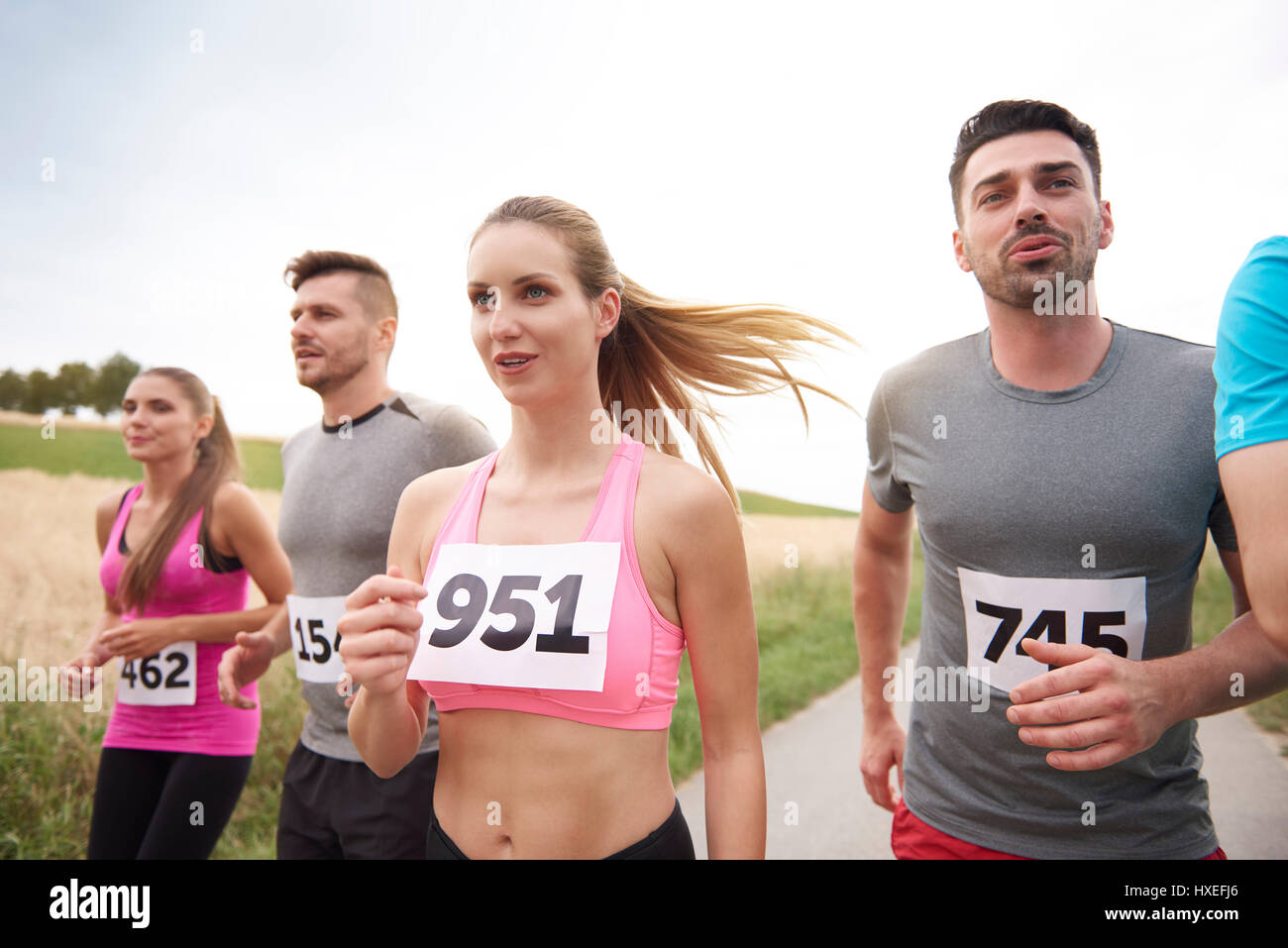 Running jogging competition hi-res stock photography and images - Alamy