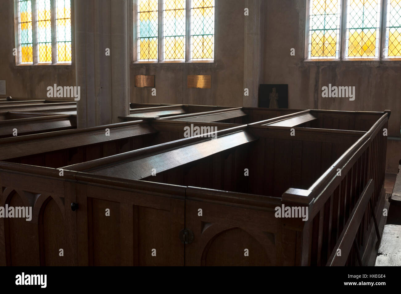 Box pews hi-res stock photography and images - Alamy