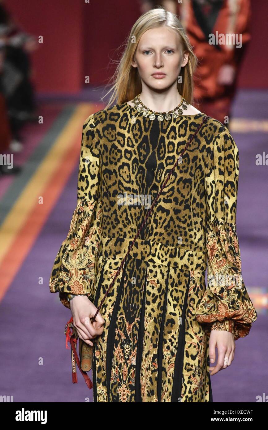 Milan Fashion Week Fall/Winter 2017/18 - Etro - Catwalk Featuring ...