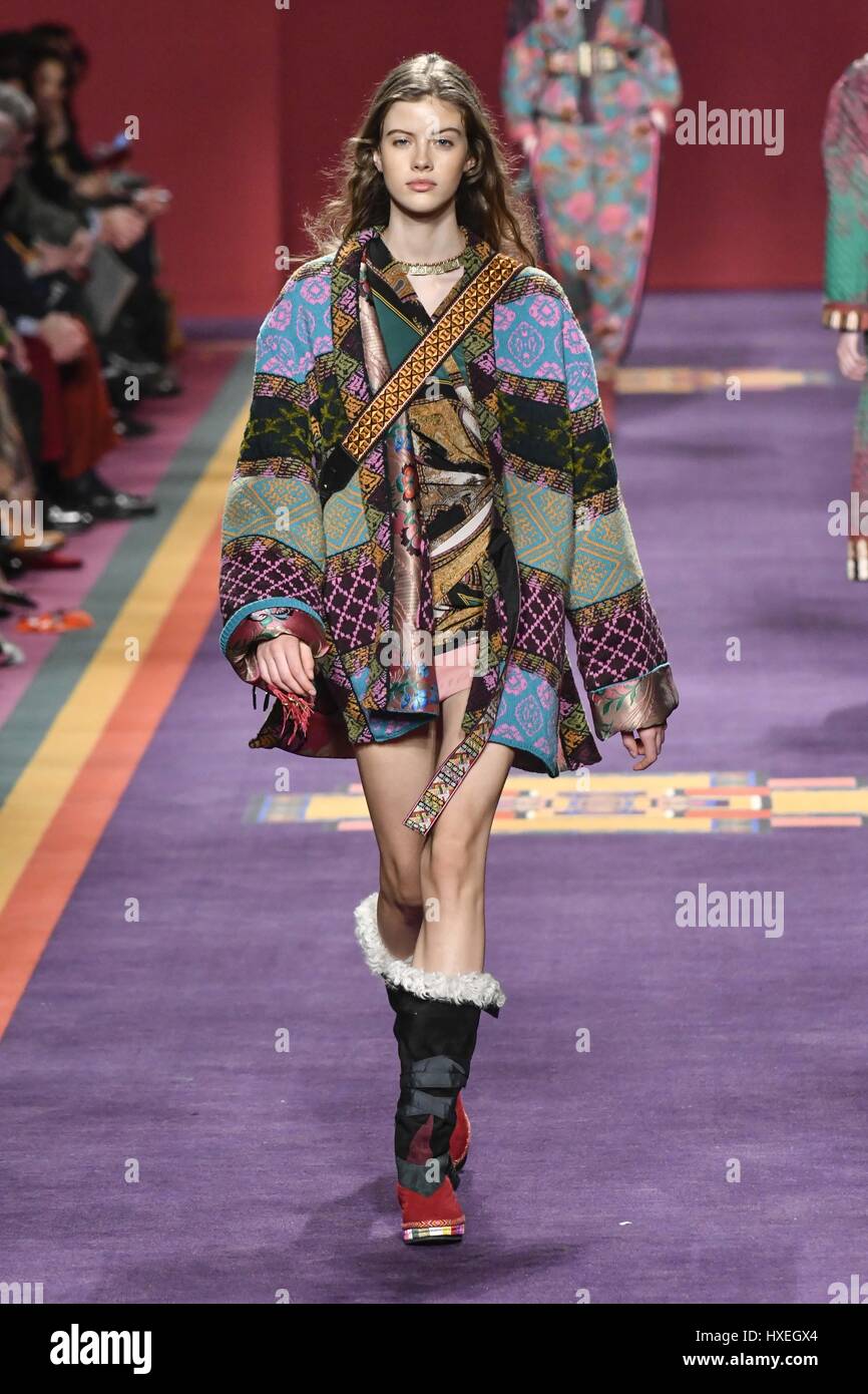 Milan Fashion Week Fall/Winter 2017/18 - Etro - Catwalk Featuring ...