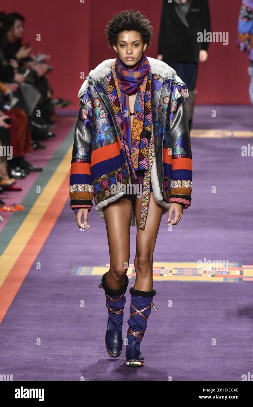 Milan Fashion Week Fall/Winter 2017/18 - Etro - Catwalk Featuring ...