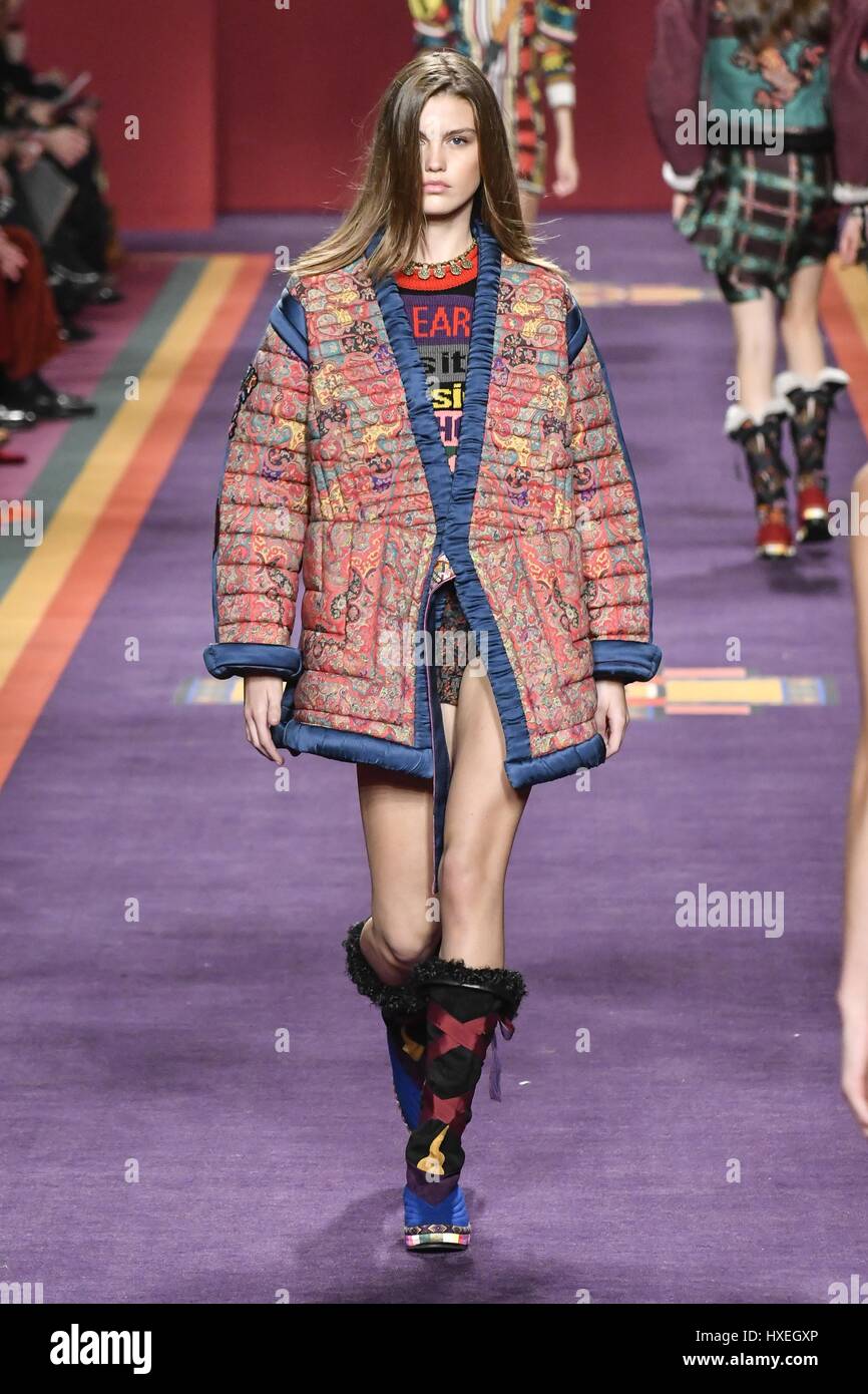 Milan Fashion Week Fall/Winter 2017/18 - Etro - Catwalk Featuring ...
