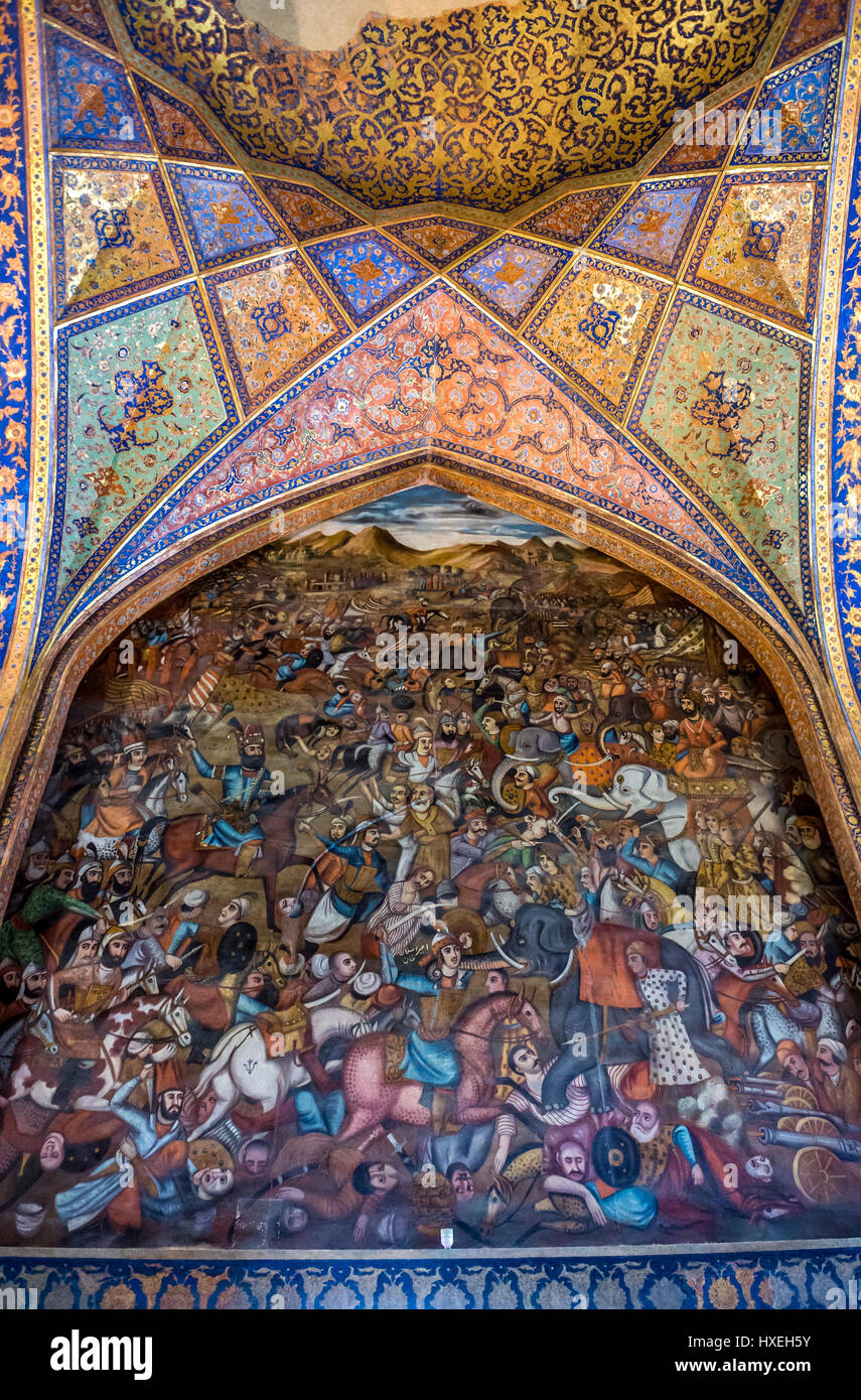 Nadir Shah Defeats Moghuls at the Battle of Karnal scene in Palace of ...