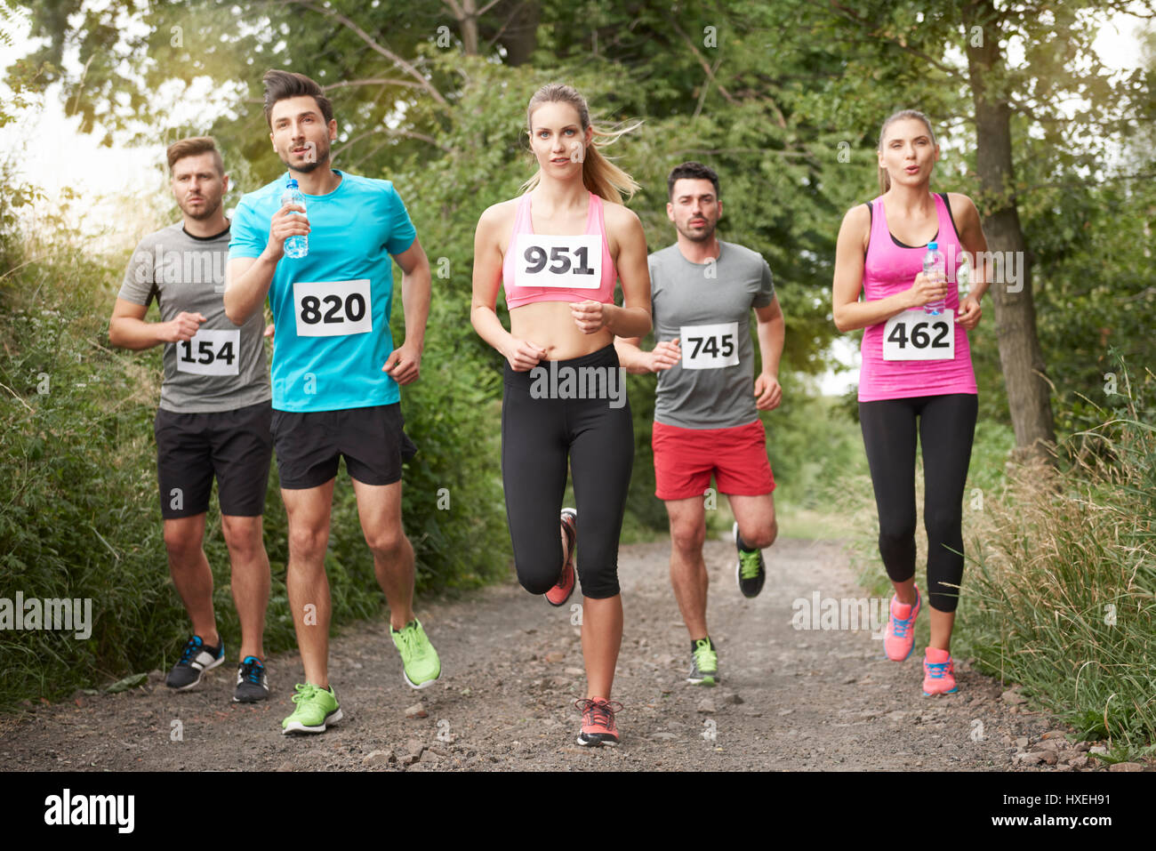 Running in very difficult territory Stock Photo - Alamy