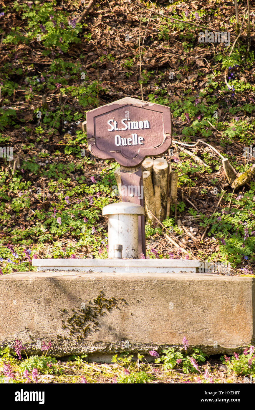 Public Water well in the countryside in Germany Stock Photo - Alamy
