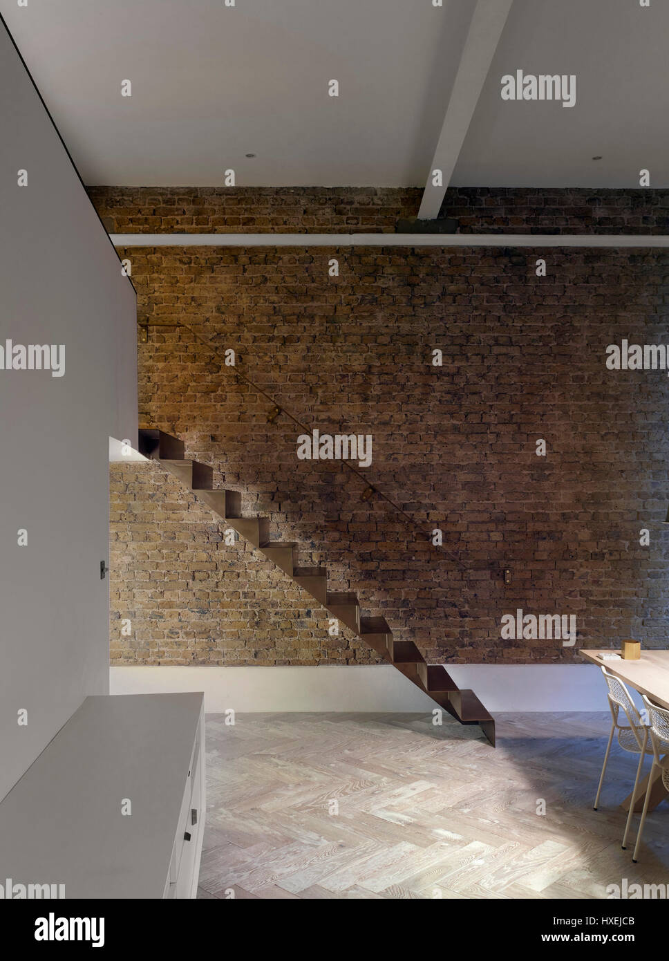 Stair. Lansdowne Drive, London, United Kingdom. Architect: Bell ...