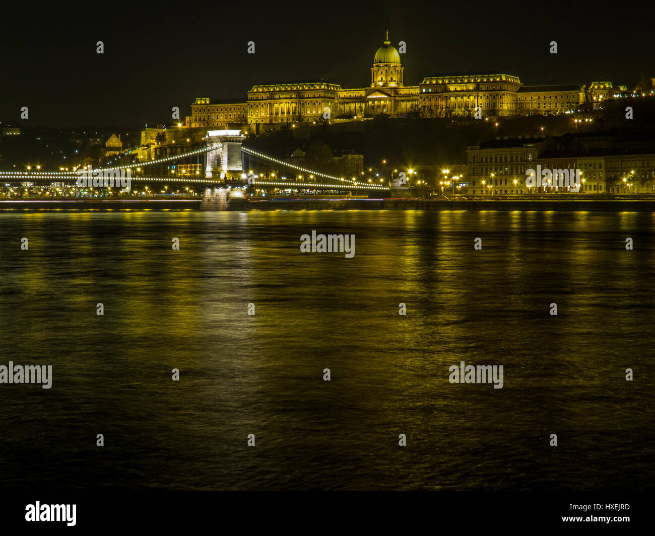 Budapest by night Stock Photo - Alamy