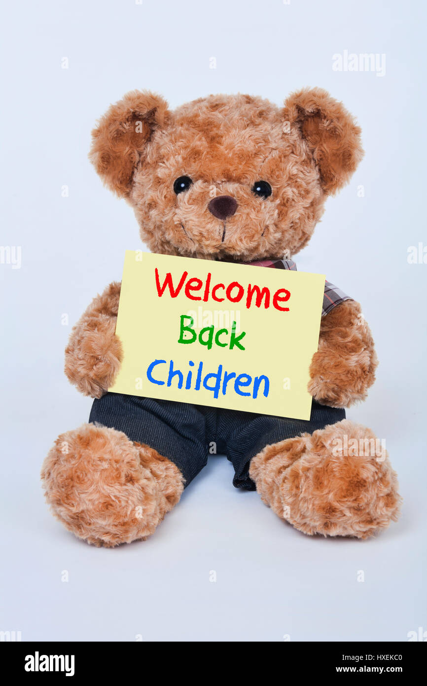 Welcome sign children High Resolution Stock Photography and Images - Alamy
