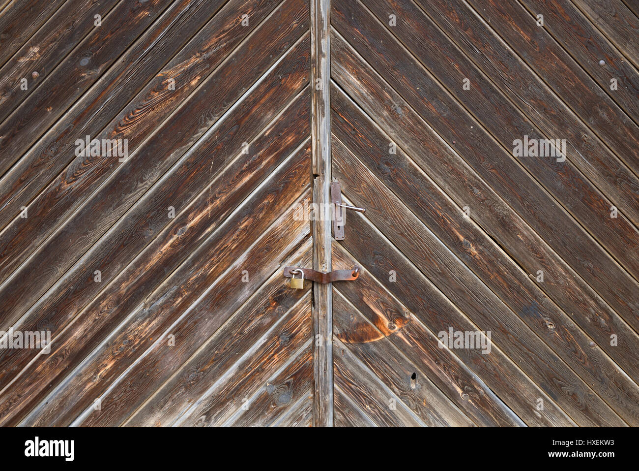 Old brown wooden gate texture Stock Photo - Alamy