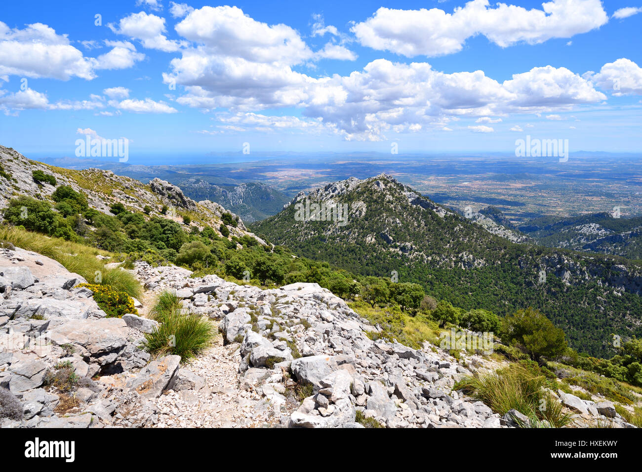 Hike in mountains on sunny hi-res stock photography and images - Alamy