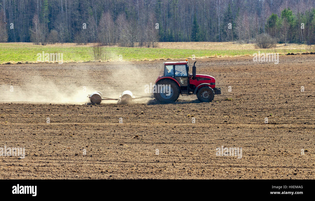 Field preparation for sowing Stock Photo - Alamy